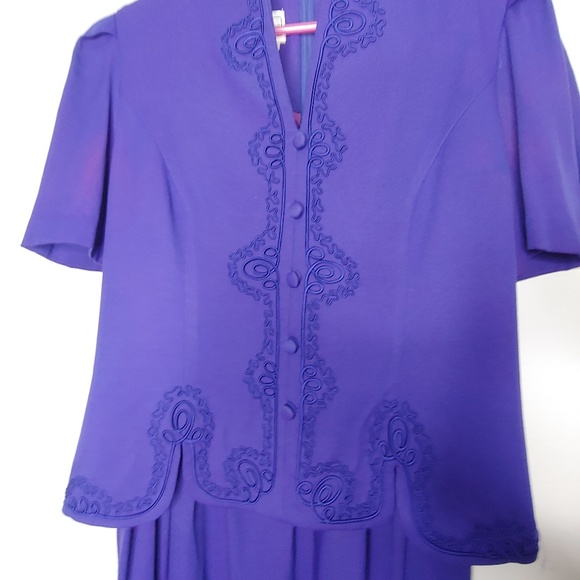 karin stevens | Dresses | Karin Stevens Mock 2piece Blue Dress | Poshmark